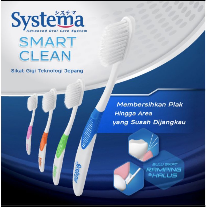 Jual SIKAT GIGI SYSTEMA SMART CLEAN | Shopee Indonesia