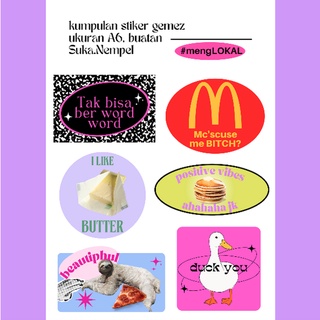 Jual stiker kece (MINI SIZE) Indonesia|Shopee Indonesia