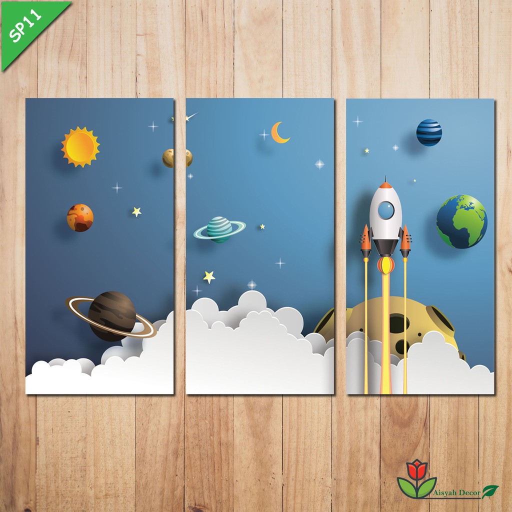 Jual Hiasan Dinding Seri Luar Angkasa Space SP01 | Shopee Indonesia