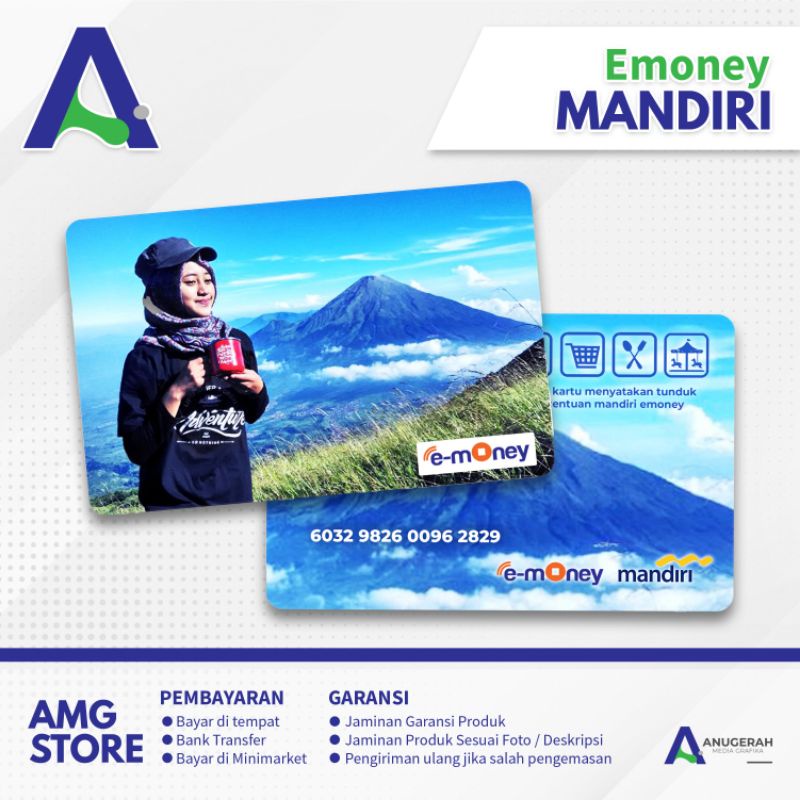 Jual Kartu E-money Mandiri Custom Print Indonesia|Shopee Indonesia