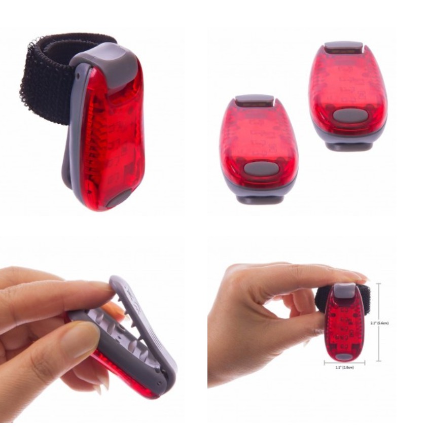 Jual Lampu Sepeda Clip Zacro Safety Light Multifungsi | Shopee Indonesia