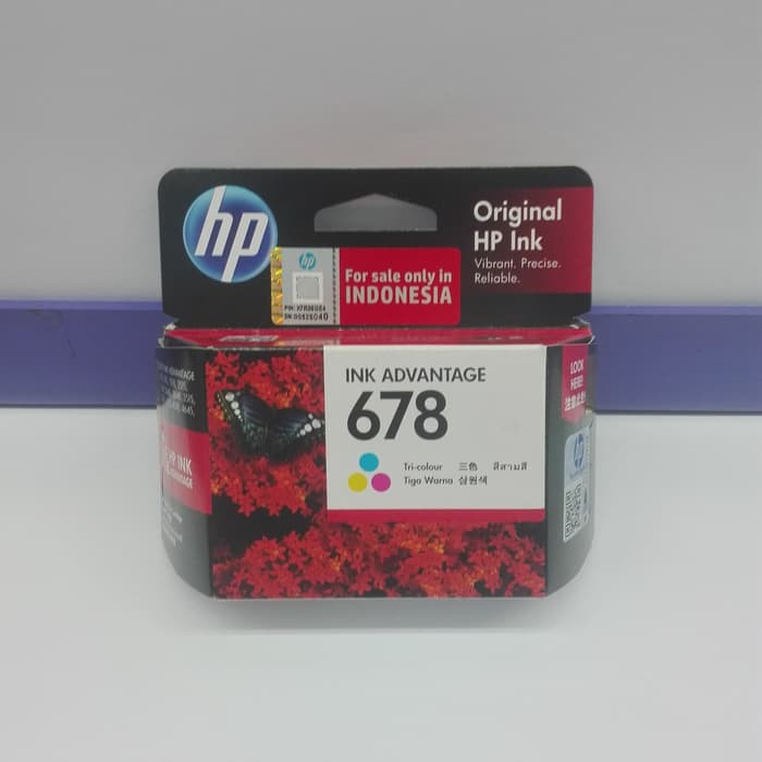 Jual Tinta Printer ORIGINAL HP 678 Black 678Colour 1set | Shopee Indonesia