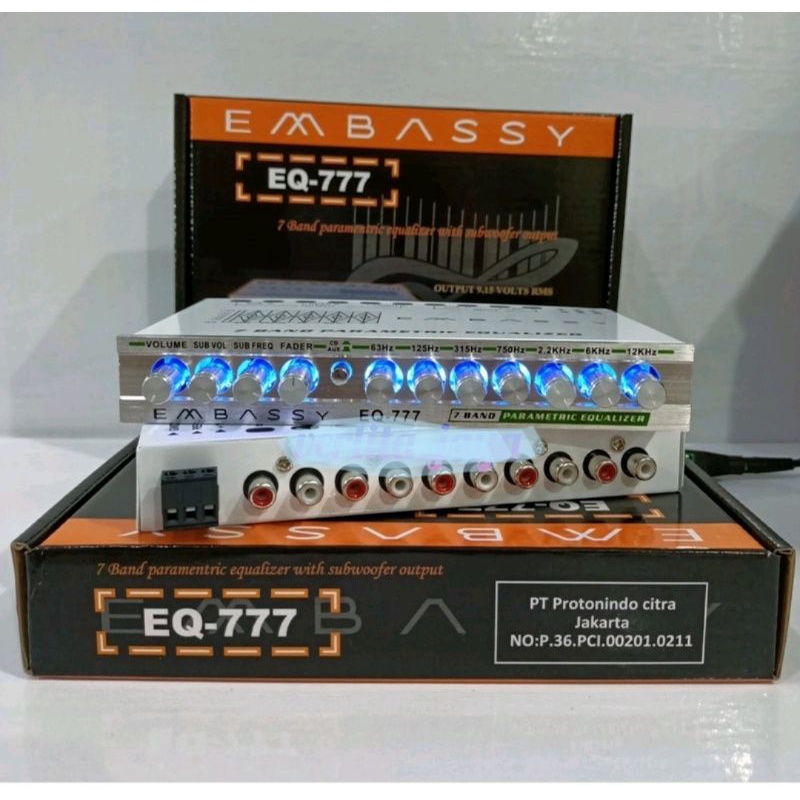 Jual Parametrik Embassy EQ-777 - 7 Band Parametrik Embassy | Shopee Indonesia