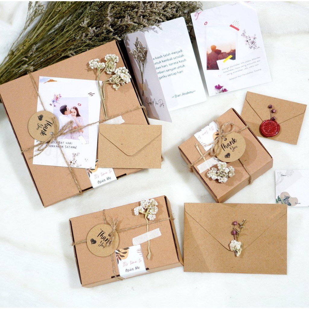 Jual HAMPERS BOX / BOX HADIAH | dus box / gift box rustic / box kado ...