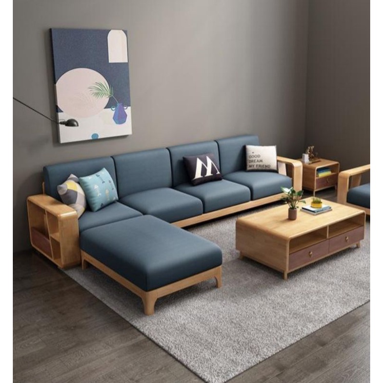 Jual sofa kursi jati minimalis set meja bisa custom | Shopee Indonesia