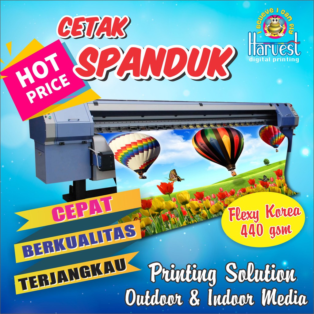 Jual Cetak Banner - Spanduk - Baliho Korea Flexi 440 gsm | Shopee Indonesia