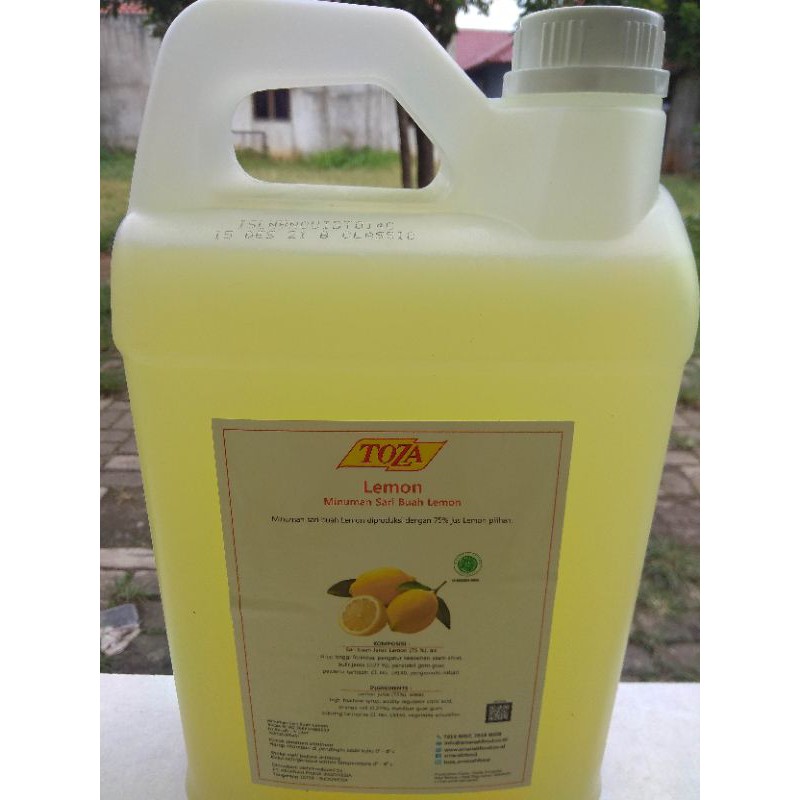 Jual TOZA JUICE LEMON 5L | Shopee Indonesia