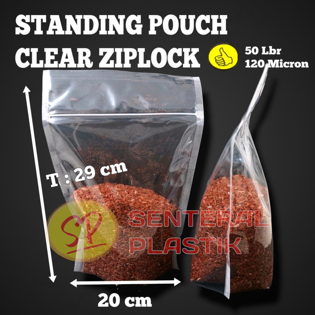 Jual Standing Pouch Ukuran 20 x 29 / Plastik STP / Standing Pouch ...