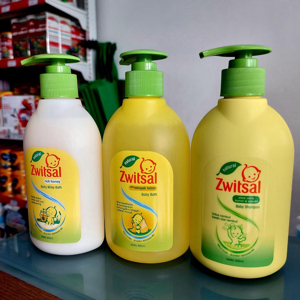 Jual Zwitsal Baby Milky Bath Rich Honey & Zwitsal Baby Shampoo Aloe ...
