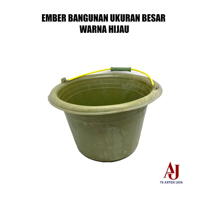 Jual Ember Plastik Hijau Atau Ember Cor Anti Pecah Atau Ember Bangunan ...