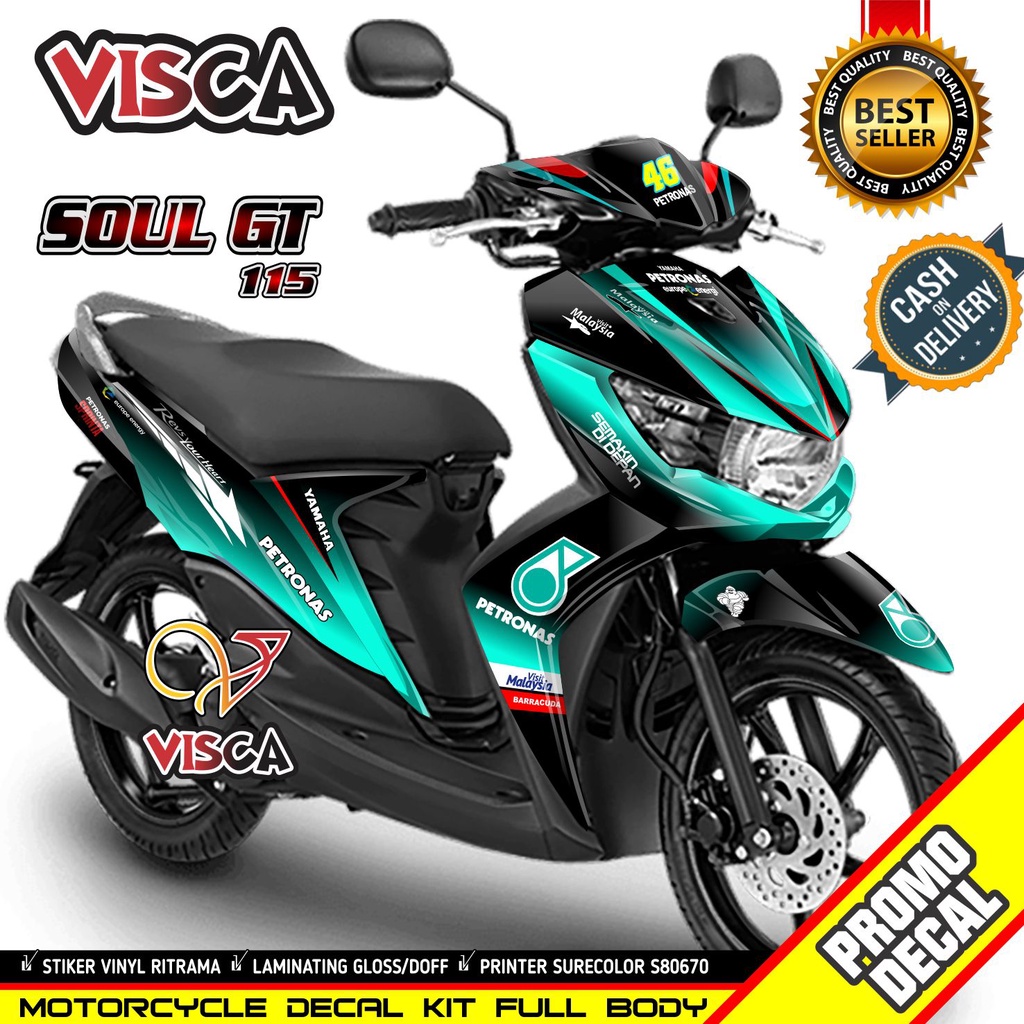 Jual Decal Soul GT 115 Full Body Stiker Soul GT 115 Full Body Striping ...