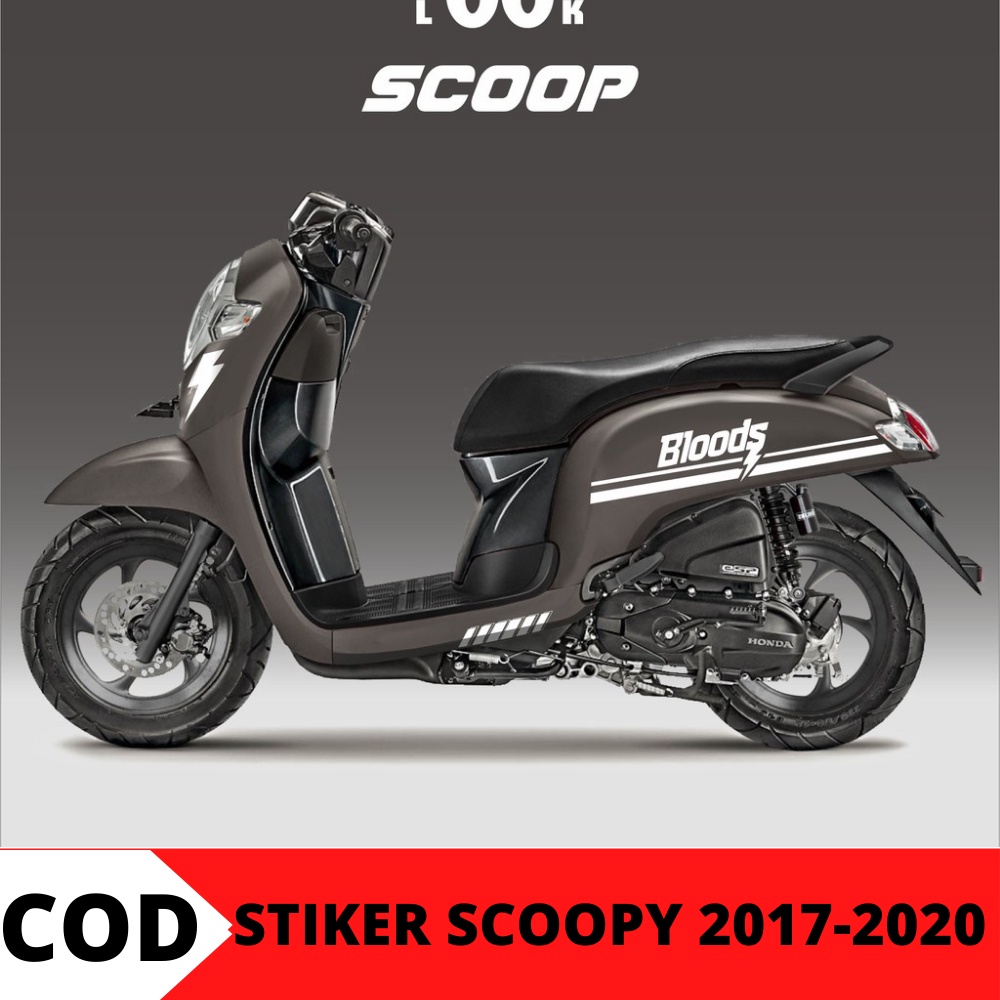 Jual stiker cutting scopy 2017-2020/ stiker strip scoopy matic | Shopee ...