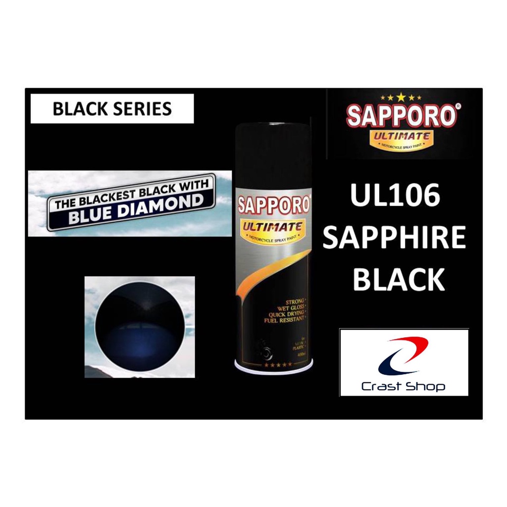 Jual Sapporo Ultimate UL106 Sapphire Black | Shopee Indonesia