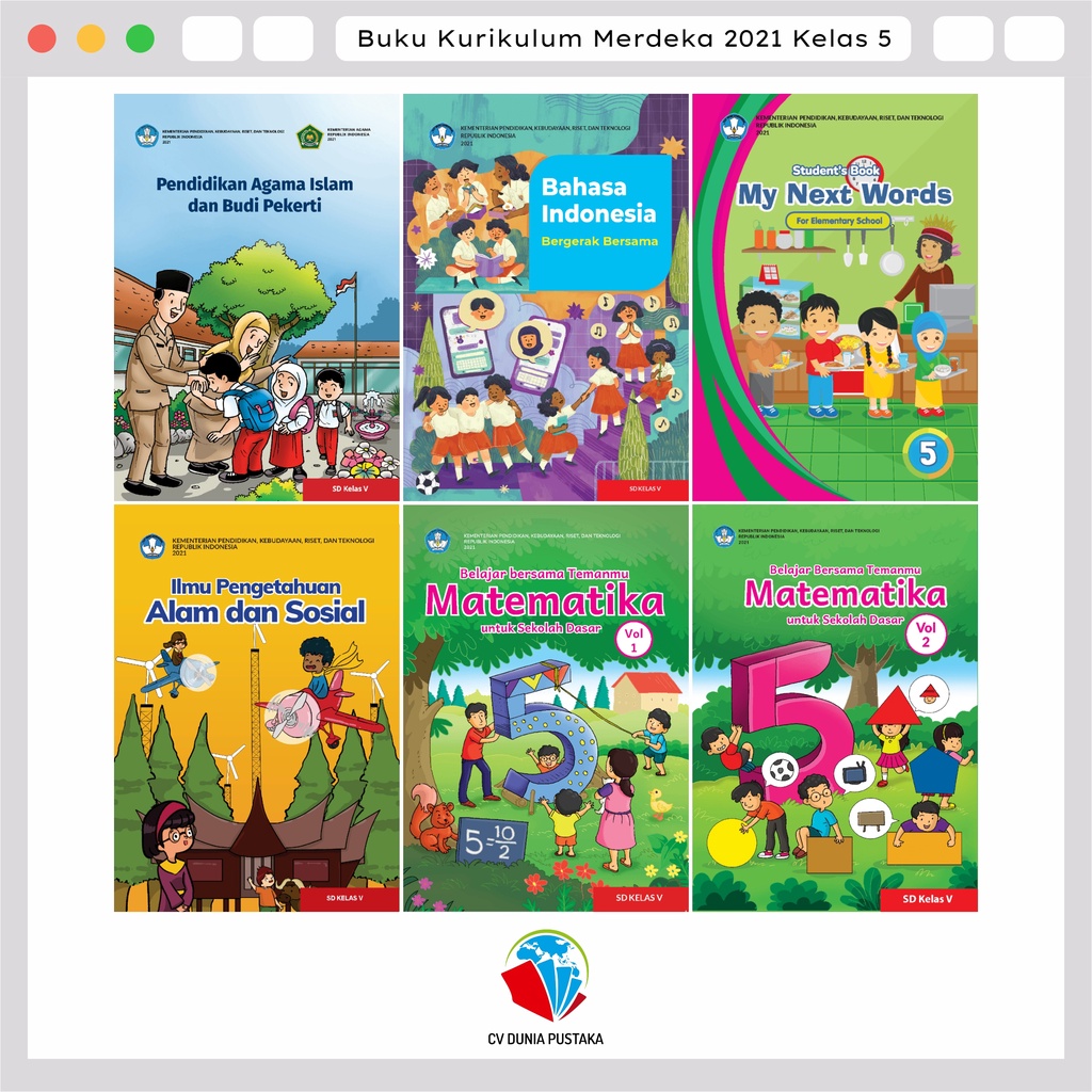 Jual BUKU KURIKULUM MERDEKA SD KELAS 5 ( KUMER / KURIKULUM PENGGERAK ) KURIKULUM 2021 TERBARU ...