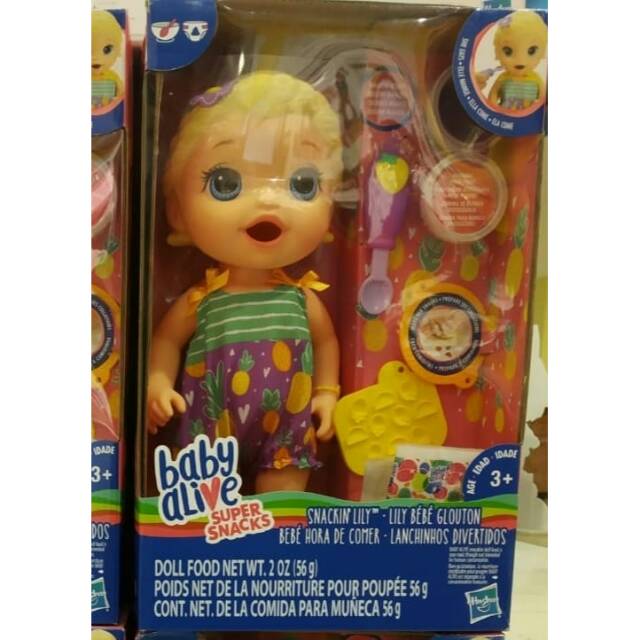 Jual BABY ALIVE SNACKIN LILY | Shopee Indonesia