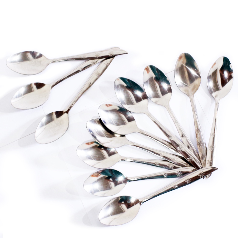 Jual Sendok Makan Tebal Platinum Stainless Steel - 12 pcs | Shopee ...