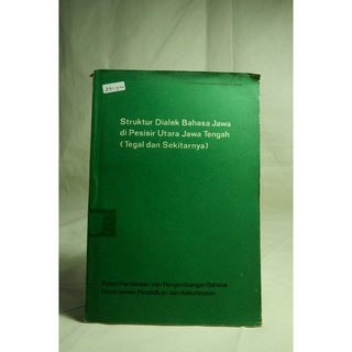 Jual Struktur Dialek Bahasa Jawa di Pesisir Utara Jawa Tengah (Tegal ...