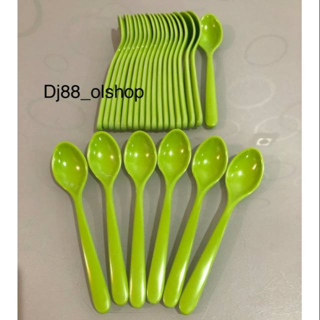 Jual (6 pcs) Sendok Makan Melamin | Shopee Indonesia