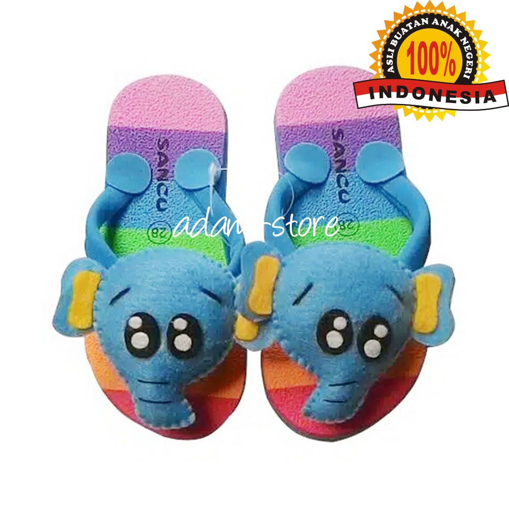 SANDAL BONCU GAJAH BIRU 1kg muat 6psg (untuk semua ukuran dan karakter ...