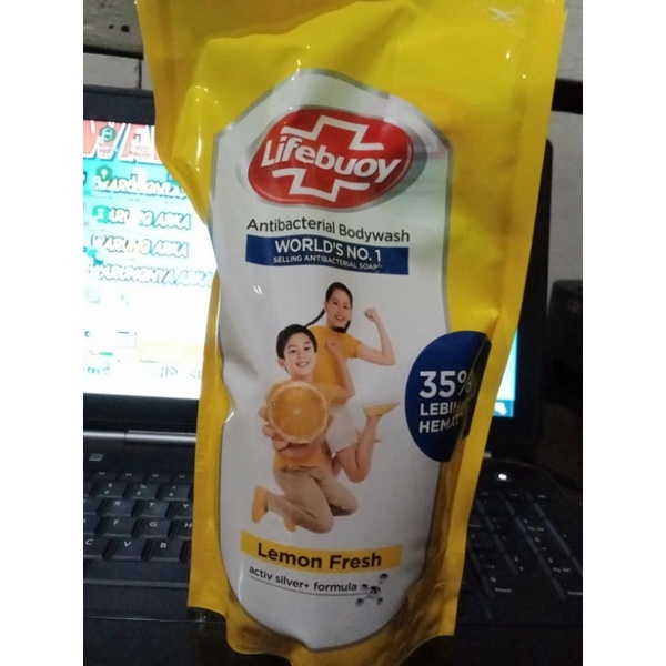 Jual Lifebuoy Cair Body Wash 850ml Lemon Fresh Kuning | Shopee Indonesia