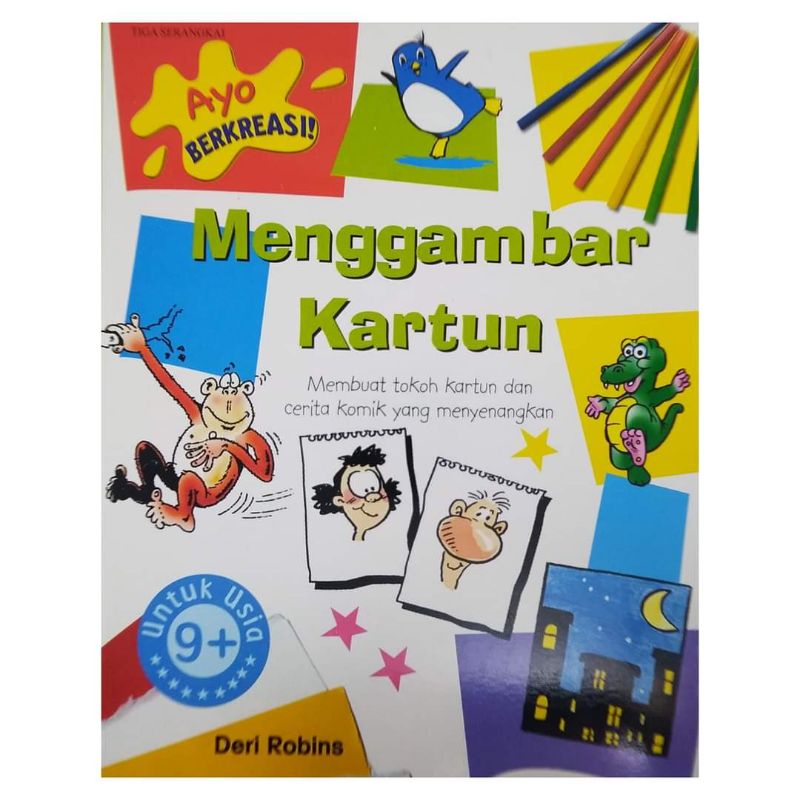 Jual AYO MENGGAMBAR KARTUN -- buku kreativitas, buku kreasi | Shopee ...