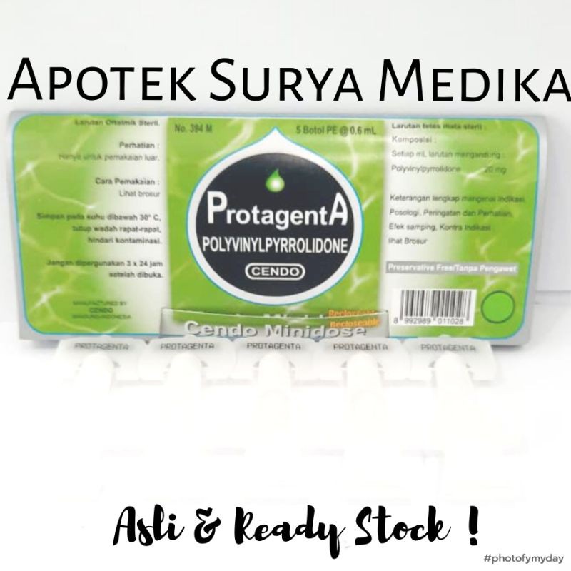 Jual Cendo Protagenta Minidose. Kemasan strip isi 5 botol kecil ...
