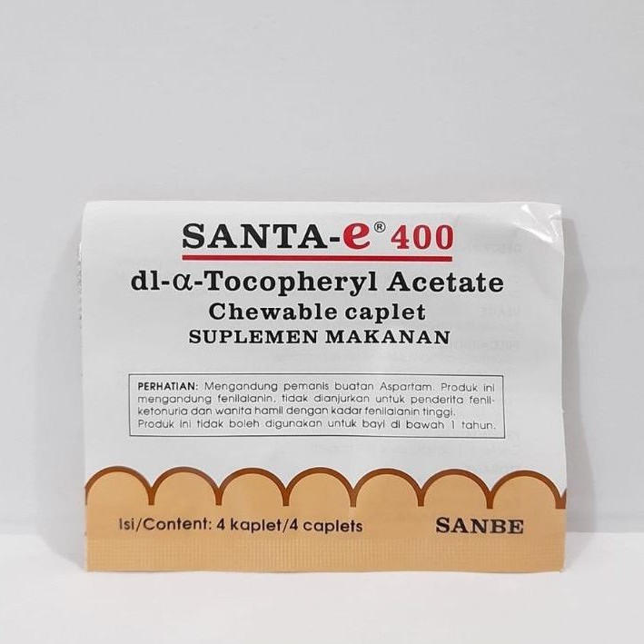 Jual Santa E 400 mg 1 Strip | Shopee Indonesia