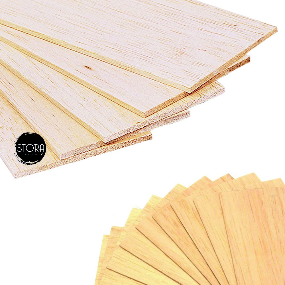 Jual Balsa Sheet 6mm,8mm,10mm / Kayu Balsa Lembaran 30 x 50 cm | Shopee ...