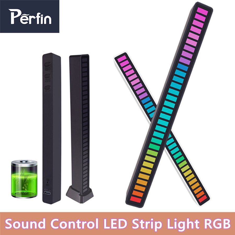 Jual Perfin PFLG10 Lampu LED RGB Kontrol Suara Suara Musik Lampu ...