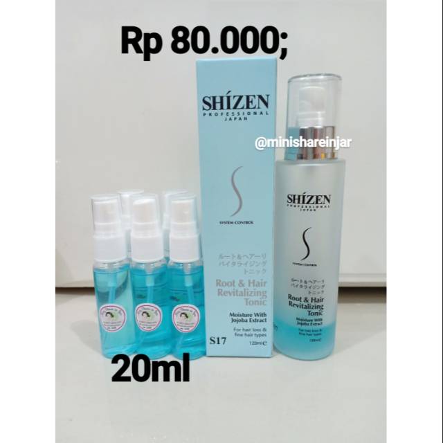 Jual SHIZEN Root & Hair Revitalizing Tonic (share in 20ml) | Shopee ...