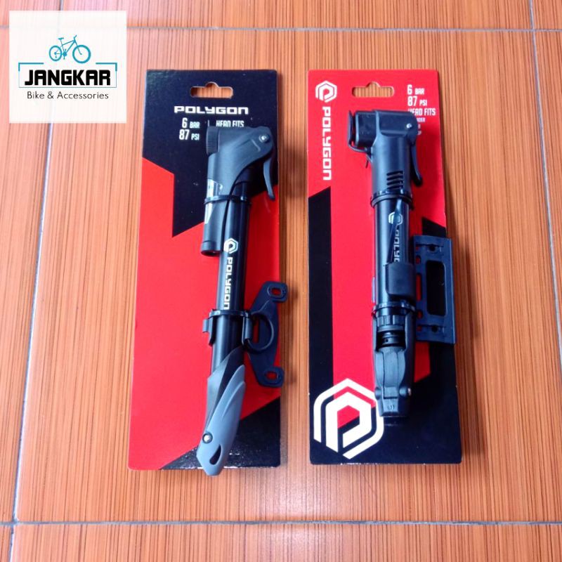 Jual POMPA SEPEDA POLYGON MINI PUMP PORTABEL TANGAN | Shopee Indonesia