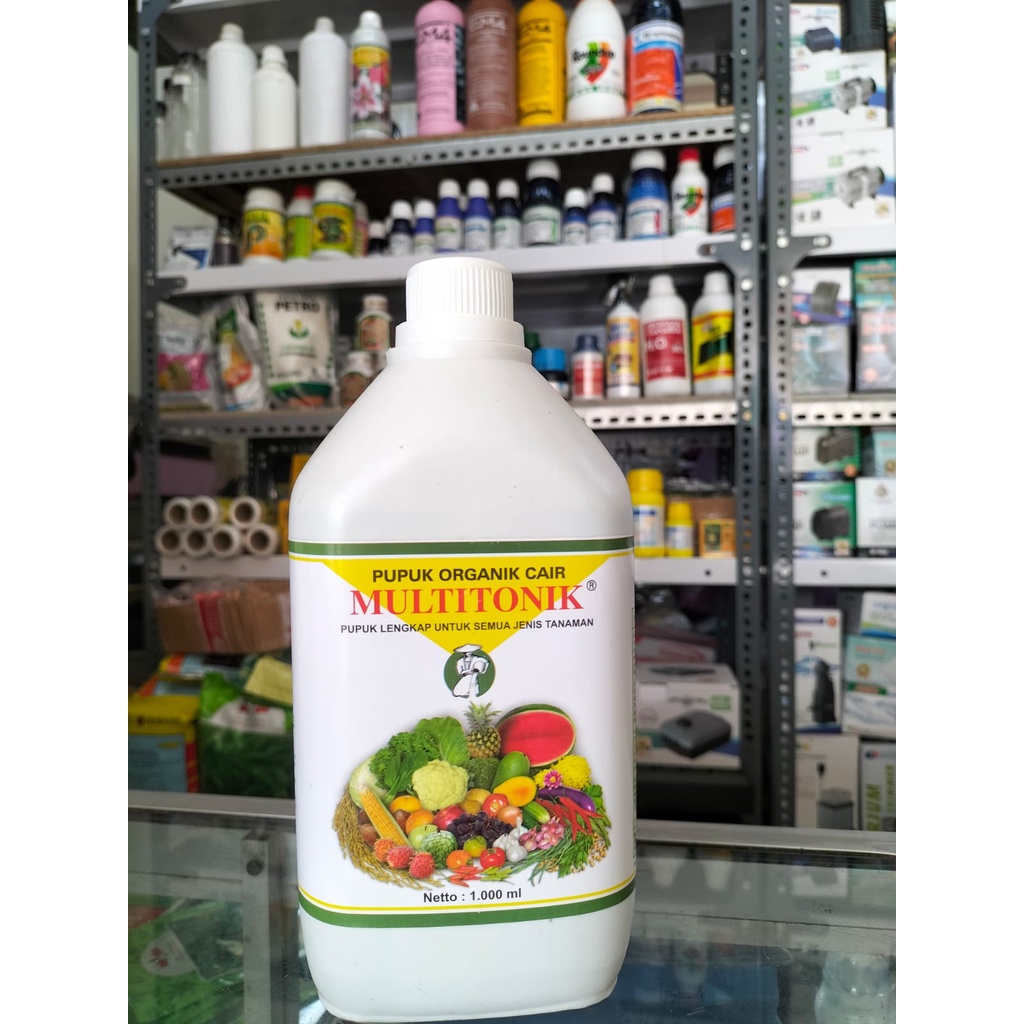 Jual pupuk organik cair MULTITONIK untuk semua jenis tanaman 1000 ml ...