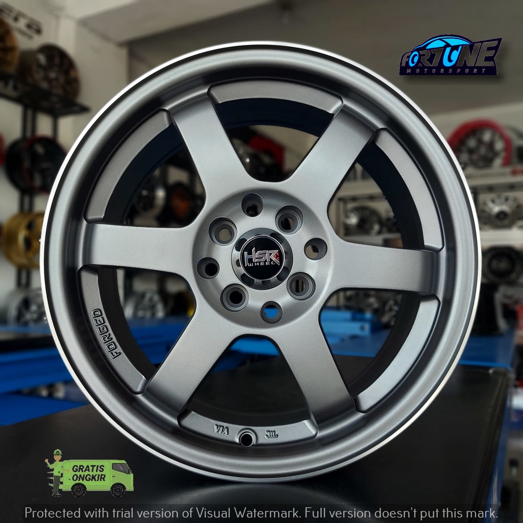 Jual VELG MOBIL RACING JDM STANDAR YARIS JAZZ R16 TIPE TOKYO HSR LUBANG 4 ORIGINAL MATTE GREY ...