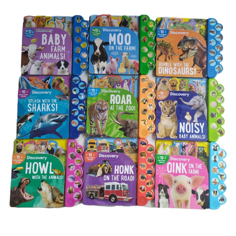 Jual 10 BUTTON SOUND BOOK DISCOVERY (BABY FARM ANIMALS/HOWL WITH THE ...