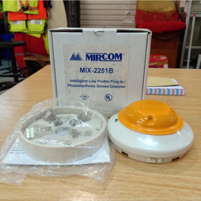 Jual Photoelectronic Smoke Detector MIRCOM MIX-2251B Addressable ...