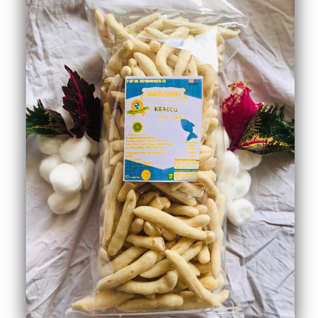 Jual Kericu ikan /getas kurau/kretek Bangka/snack/cemilan instan ...