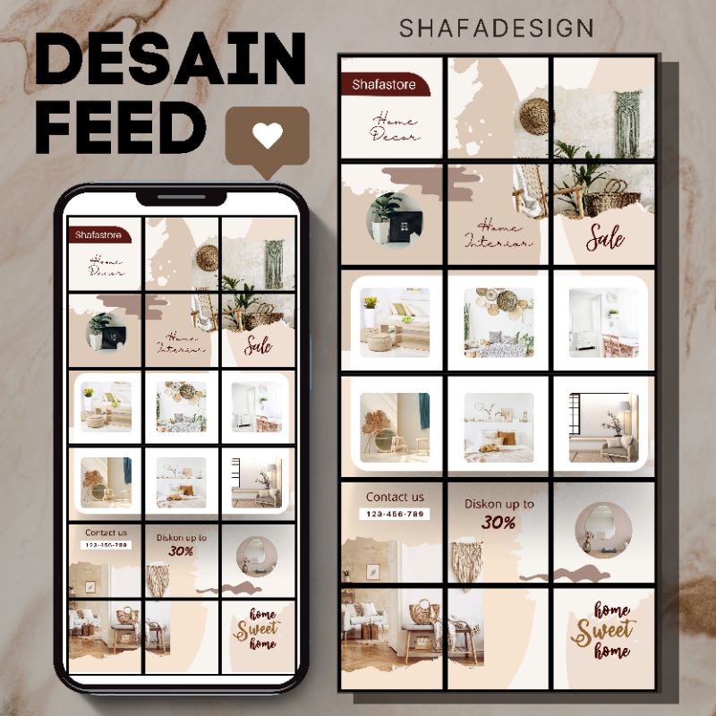 Jual DESAIN FEED IG BISA CUSTOM | Shopee Indonesia