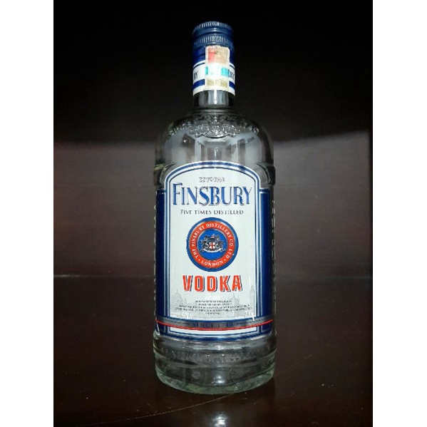 Jual Botol bekas miras Vodka Finsbury 700 ml | Shopee Indonesia