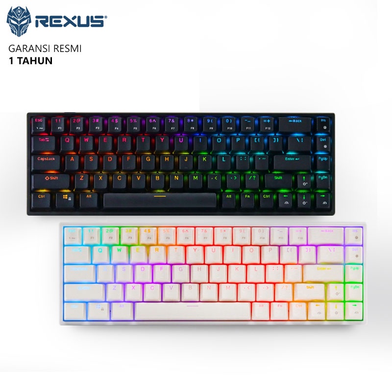 Jual Rexus Daiva RX D68 Mechanical Gaming Keyboard | Shopee Indonesia