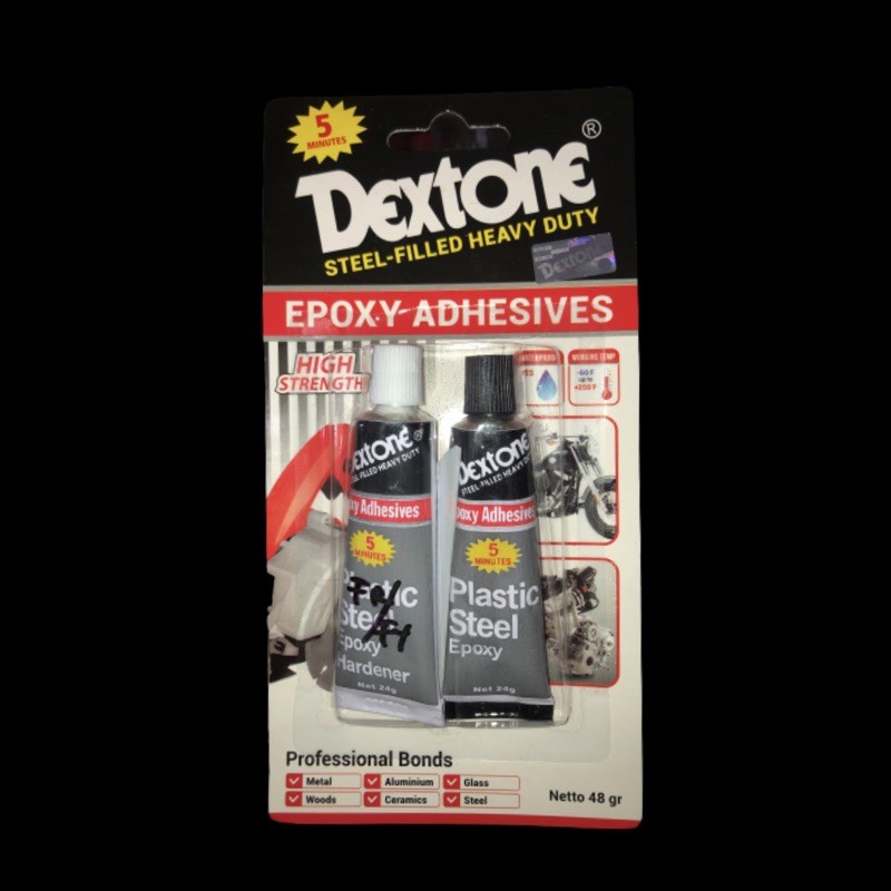 Jual DEXTONE PLASTIC STEEL EPOXY ADHESIVES LEM PLASTIK BESI BAJA DLL ...