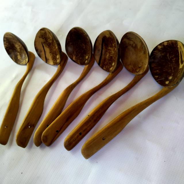 Jual Irus kayu batok kelapa centong batok tempurung kelapa | Shopee ...