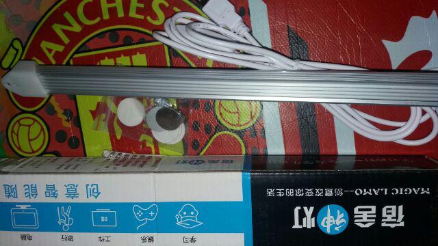 Lampu Neon Panjang Strip Tabung LED USB Belajar Kerja Rumah Dapur ...