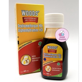 Jual Obat Batuk Woods Merah/Biru Sirup 60ml | Shopee Indonesia