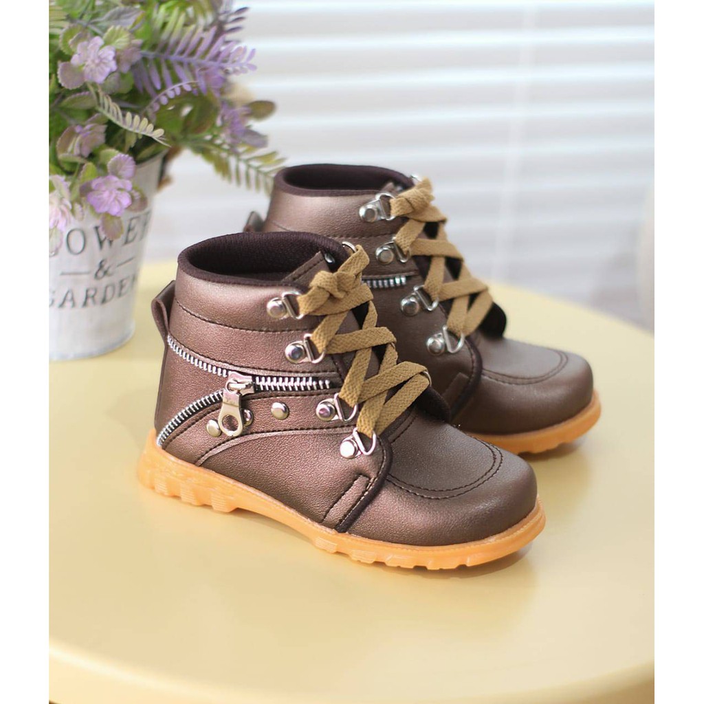 Jual Sepatu Boots Anak Laki - Laki Tali/ YT-06 | Shopee Indonesia