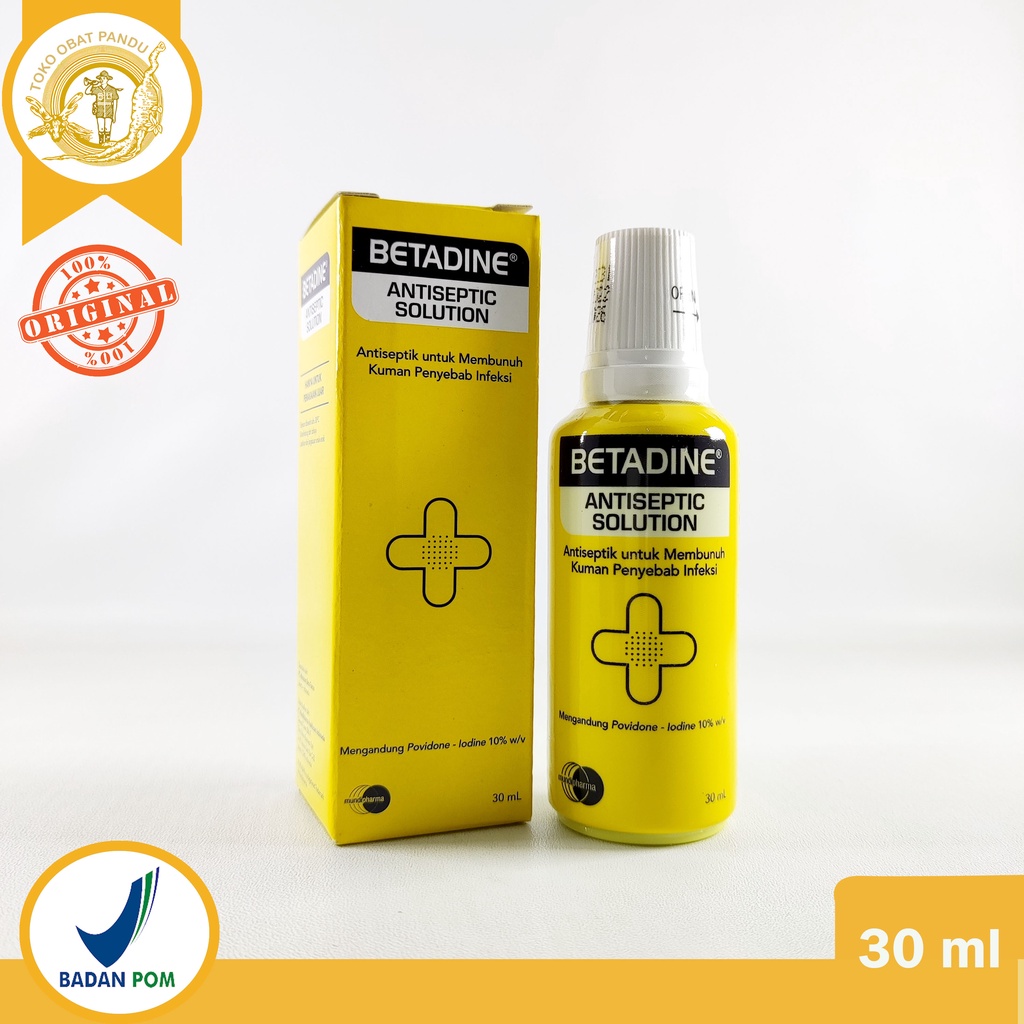 Jual BETADINE ANTISEPTIC SOLUTION (30 ml) | Shopee Indonesia