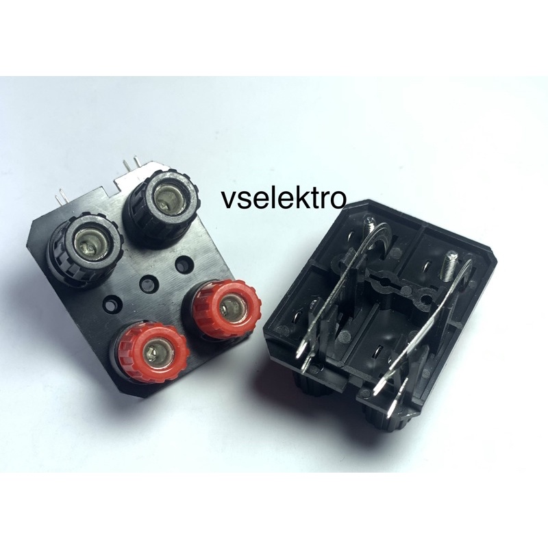Jual TERMINAL SPEAKER SPIKER BOX AMPLI 4PIN/BINDING POST TAPAL KUDA ...