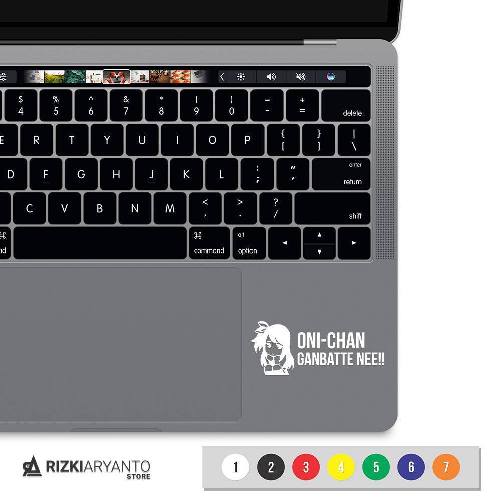 Jual Sticker - Stiker Oni-chan Ganbatte Nee Laptop Macbook | Shopee ...
