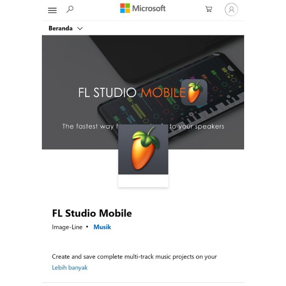 Jual Gift Cards Apps Microsoft Store Region Indo FL Studio Mobile ...