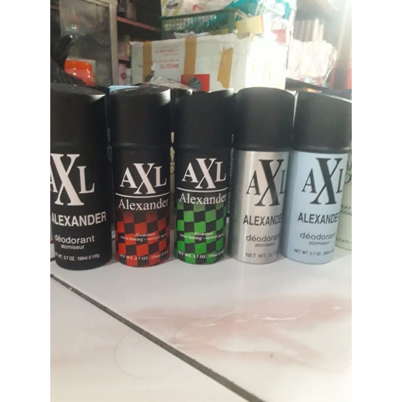 AXL alexander deodorant 150ml | Shopee Indonesia