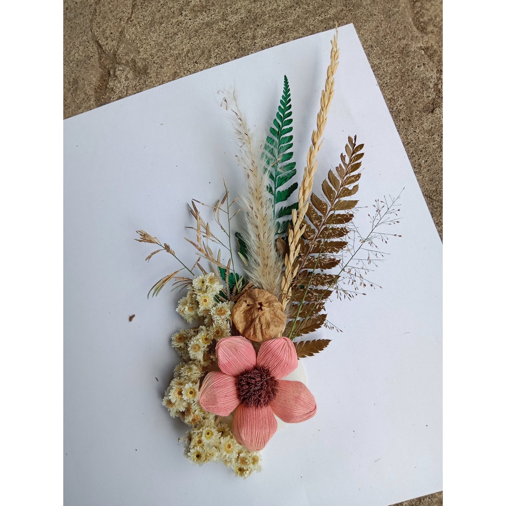 Jual Rangkaian Bunga Rustic/ Bunga Kering Dried Flower/ Bahan Mahar ...
